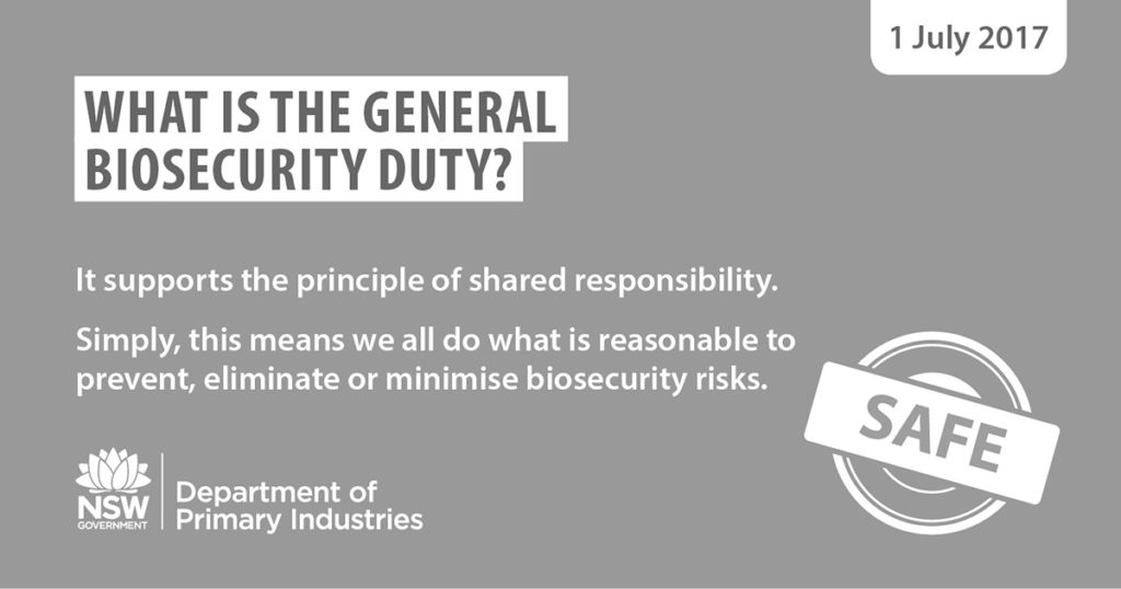 New biosecurity act for NSW – Australian Interstate Quarantine